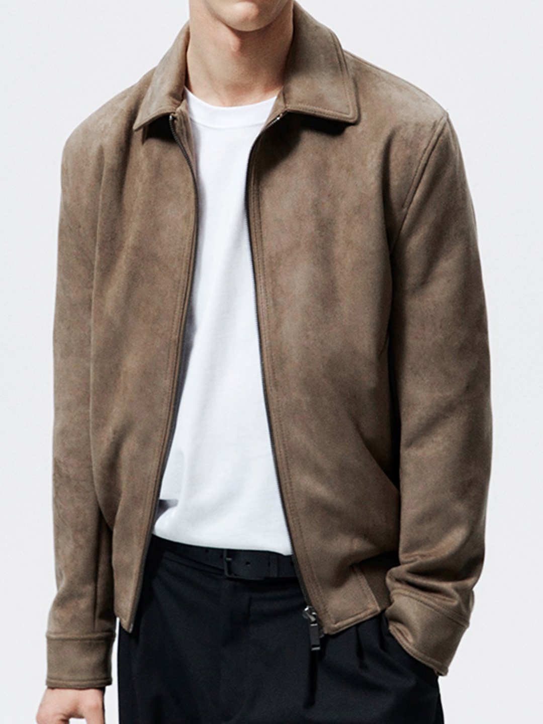 Men's Amekaji Zip Down Suede Jacket - SuedeBlazer® Official Online Site ...