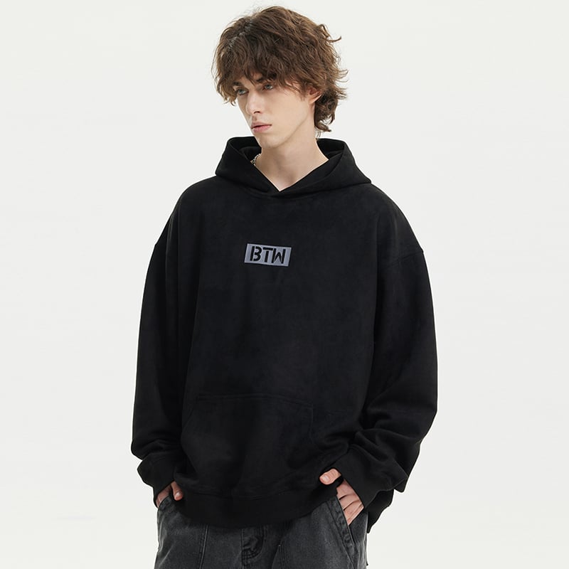 Loose Couple Pullover Suede Hoodie - SuedeBlazer® Official Online Site ...