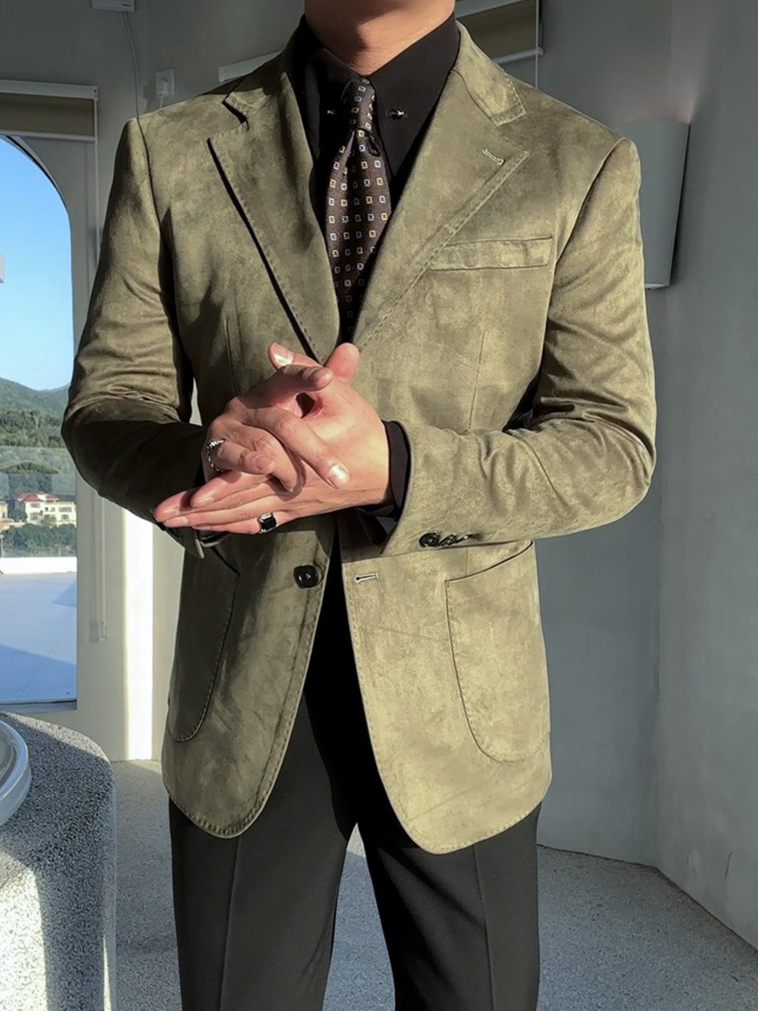 Men’s Naples Slim Fit Suede Blazer – SuedeBlazer® Official Online Site ...