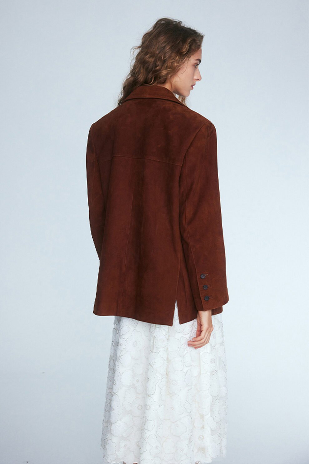 Women's Maillard Lambskin Suede Blazer - SuedeBlazer® Official Online ...